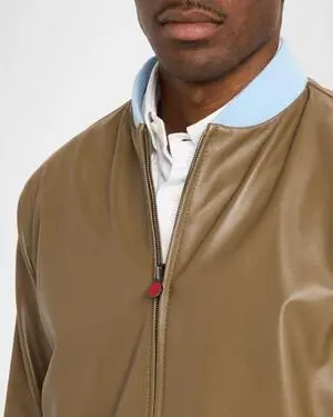 Kiton Apos;s Houndstooth Check Wool And Silk Blouson - Multi
