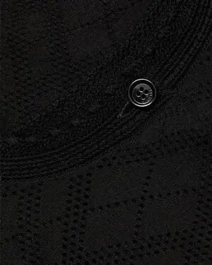 Burberry Pandora Check-knit Wool-silk Cardigan