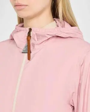 Moncler Fegeo Hooded Windbreaker Jacket - Pink