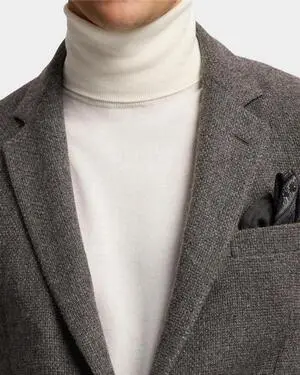 Ralph Lauren Purple Label Hadley Hand-tailored Cashmere Jacket - Medium Gre
