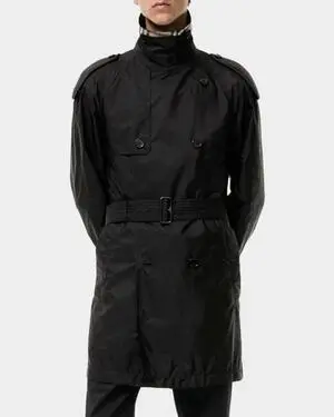 Burberry Apos;s Leadenham Nylon Trench Jacket - Black