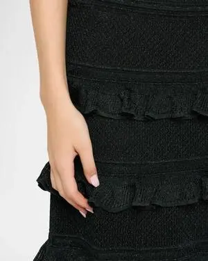 Zimmermann Valiant Frill Midi Skirt - Green