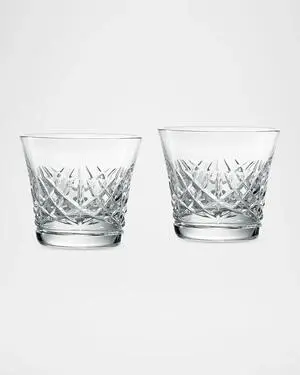 THE MARTHA, BY BACCARAT 2-piece Aria Crystal Old-fashioned Tumbler Set - Clear