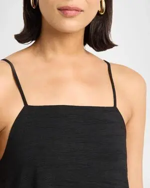 Officine Générale Loria Voile Maxi Dress - Black