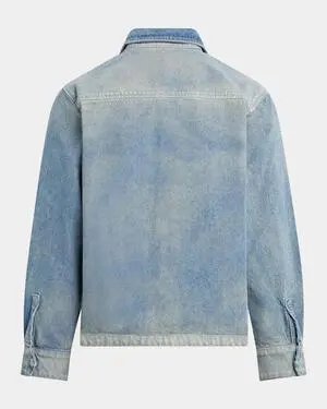 Hudson Jeans Apos;s Flap-pocket Denim Jacket - Tulum