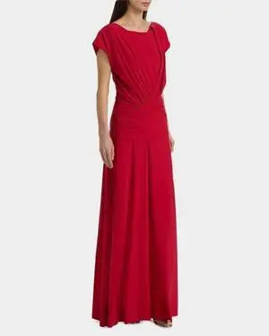 Chiara Boni La Petite Robe Nusia Draped Gown