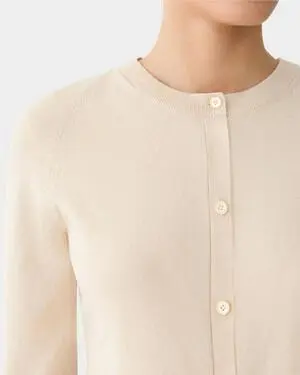 Lafayette 148 New York Cotton-silk Knit Cardigan
