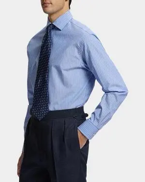 Ralph Lauren Purple Label Apos;s Striped Shirt - Blue