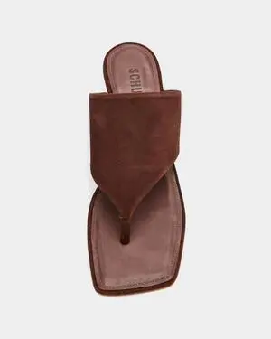 Schutz 60mm Sage Suede Sandals