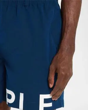 PURPLE BRAND Apos;s All Round Logo Pull-on Shorts - Navy