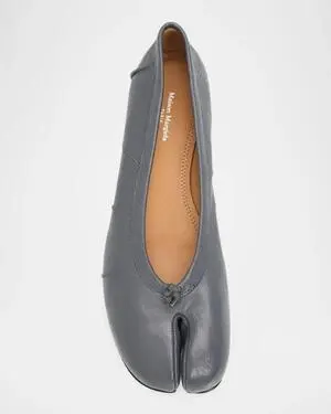 MAISON MARGIELA Tabi Leather Ballerina Flats