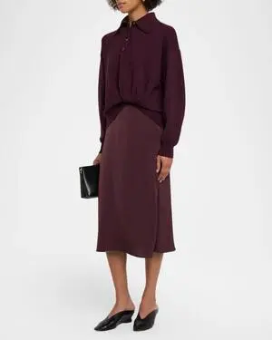3.1 Phillip Lim Ultra-fine Merino Wool Combo Dress