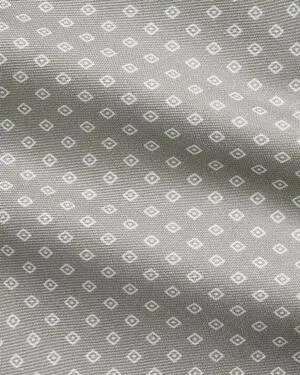 Ralph Lauren Purple Label Apos;s Diamond-patterned Silk Tie - Grey