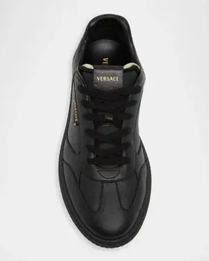 Versace Leather Low-top Sneakers