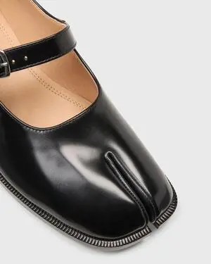 MAISON MARGIELA Tabi Leather Mary Jane Ballerina Flats