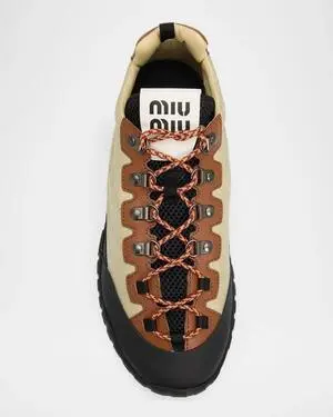 Miu Miu Hiker Low-top Sneakers