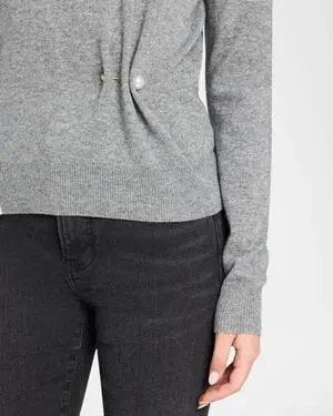 Veronica Beard Frankie Wool-cashmere Pullover Sweater - Medium Hea