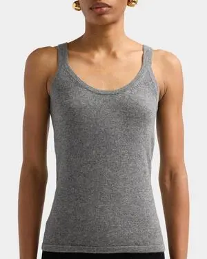 Michael Kors Scoopneck Cashmere-blend Tank
