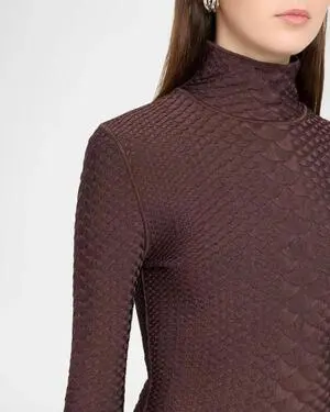 Adam Lippes Sitara Viscose Knit Turtleneck Top