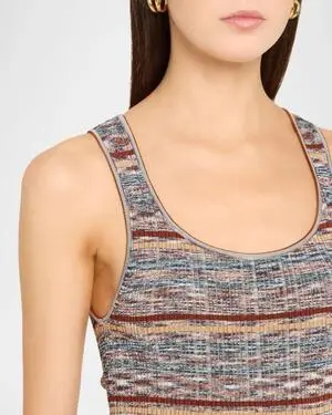 Veronica Beard Sandra Knit Tank Top