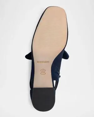 Bernardo 55mm Angelina Suede Pumps - Navy