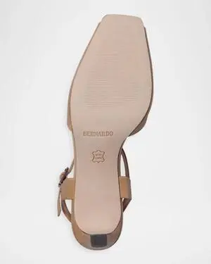 Bernardo 65mm Hartley Suede Ankle-strap Sandals - Dune