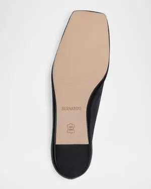 Bernardo Tate Suede Moccasins Black