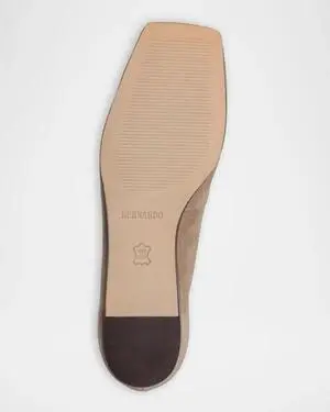 Bernardo Tate Suede Moccasins - Sandstone