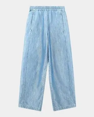 Emporio Armani Wide-leg Palazzo Trousers