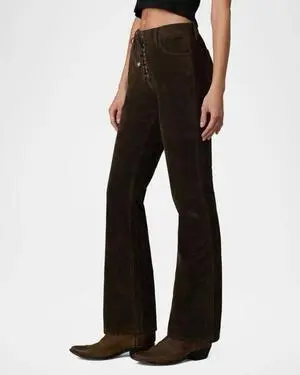 JOE & APOS;S JEANS X Weworewhat The Vegan Suede Bootcut Jeans