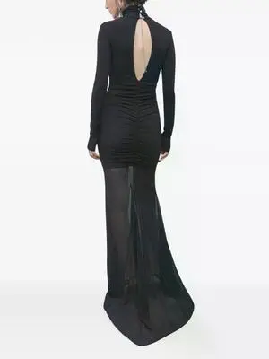 Patrizia Pepe Draped Cut-out Maxi Dress