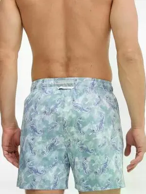 Emporio Armani Sea-animals-print Swim Shorts