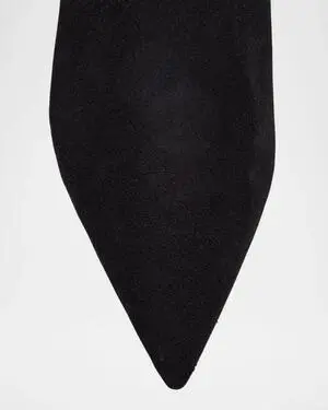 STUART WEITZMAN 50mm Vinnie Suede Knee-high Boots - Black