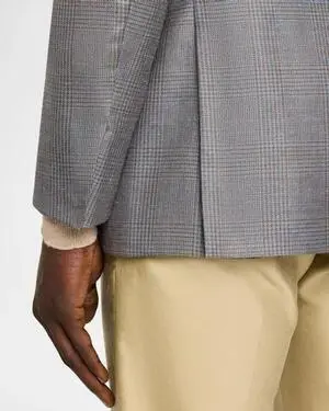 Brioni Apos;s Prince Of Wales Single-breasted Sport Coat - Sapphire