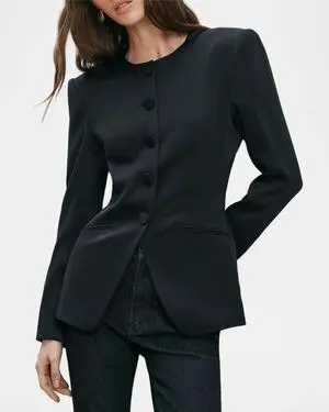 Veronica Beard Wryllen Single-breasted Jacket