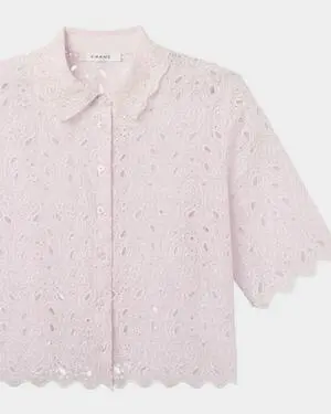 FRAME The Paisley Eyelet Shirt
