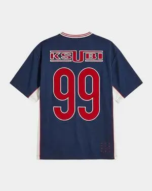 Ksubi Offside Graphic Jersey T-shirt - Navy