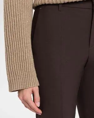 Brunello Cucinelli Wool Slim-leg Split Hem Pants - C019