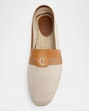 CHRISTIAN LOUBOUTIN Apos;s Alfarica Nubuck Leather Espadrilles - Version Na