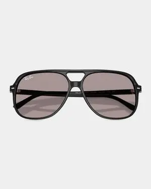 Ray-ban Rb2198 Bill 60mm Square Sunglasses - Black