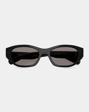 Miu Miu A03s 53mm Geometric Sunglasses - Black
