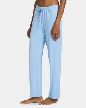Natori Feathers Essentials Jersey Pajama Set - Blue Jay