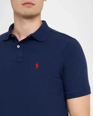 Polo Ralph Lauren Apos;s The Iconic Mesh Classic-fit Polo Shirt - Blue
