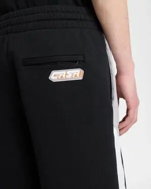 Casablanca Colorblock Sweat Shorts - Black
