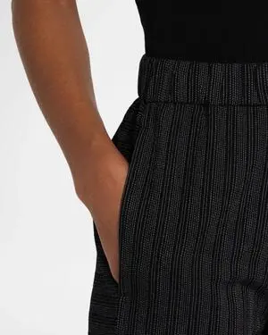 Eileen Fisher Striped Lantern Ankle Pants