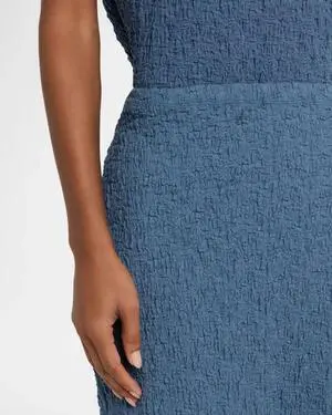 Eileen Fisher Slim Funnel-neck Tank Top - Cldsp
