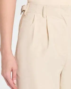 Simkhai Leroy Pleated Wide-leg Pants - Stone