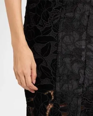 Generation Love Glinda Velvet Lace Sheath Dress