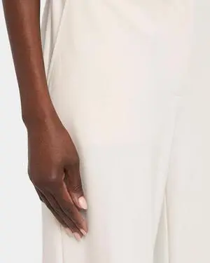 Eileen Fisher Tapered Double-knit Trousers - Plstr
