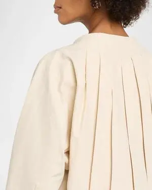 Simkhai Jess Pleated Jacket - Stone